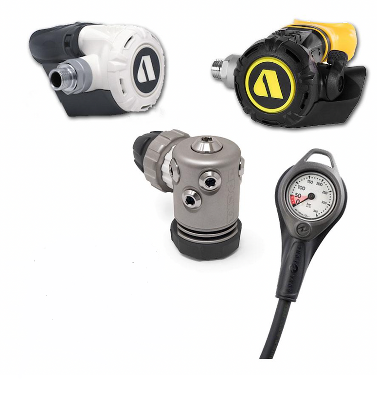 Apeks XL4 regulatorsæt med Manometer - Ny dykker - Scansub DK Diver